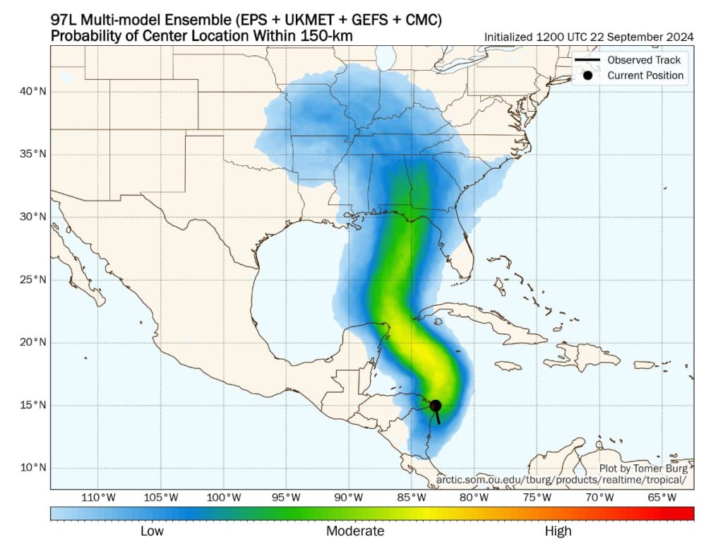 Helene may strike Florida as hurricane this week. Wide-range of model ...