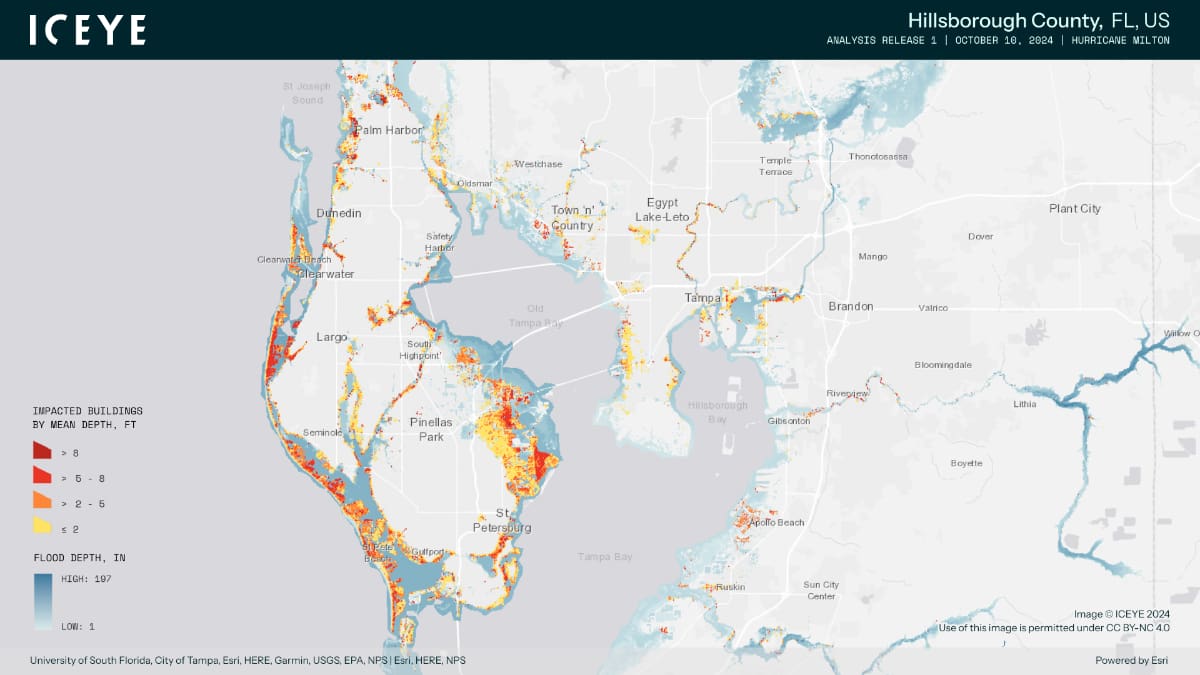Milton flood impacts in Florida "similar to, or even more than Helene ...